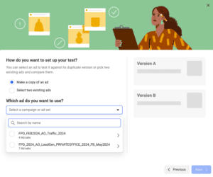 Facebook Split Testing (A/B Testing) Guide - First Page SG